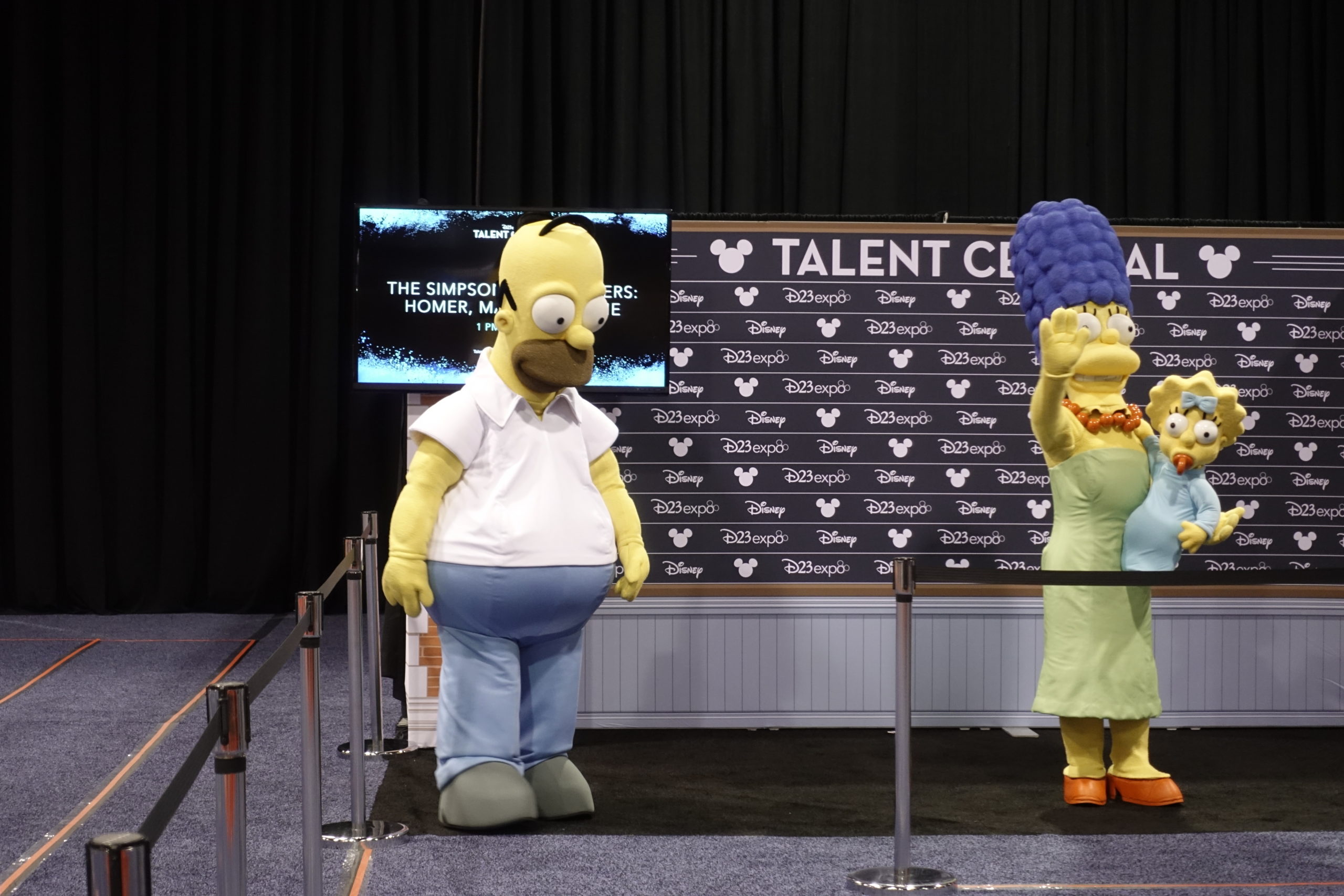 The First Ever Disney Simpsons Meet and Greet